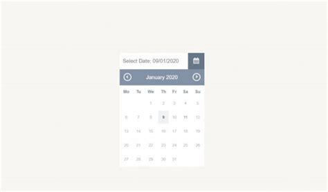 18 Javascript Datepicker Design Code Examples Onaircode