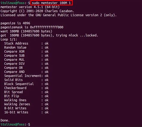How To Run Memtest In Ubuntu 2204 Its Linux Foss