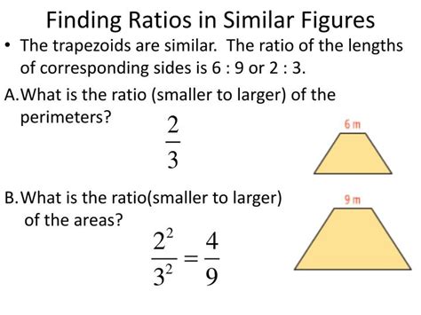 Ppt 10 4 Perimeters And Areas Of Similar Figures Powerpoint