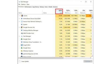 نحوه رفع مشکل مصرف بالای Cpu در ویندوز تکنوسان مگ