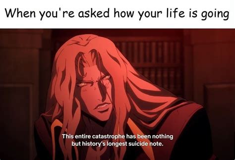 Alucard Castlevania Quotes Castlevania Nocturne Quotes Fanart