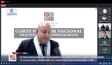 ¡preocupante Yenifer Paredes Juez Johnny Gómez Suspende Lectura De