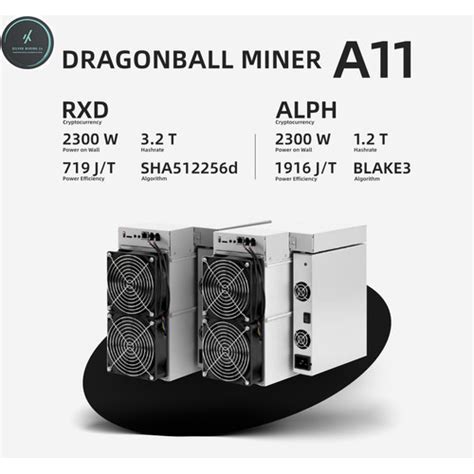 Jual Dragonball A11 Radiant Alephium Dual Asic Miner 3th Rxd Sha512256d 1 1th Alph Blake3