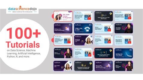 data science dojo on linkedin 👉 we have 100 tutorials on our youtube