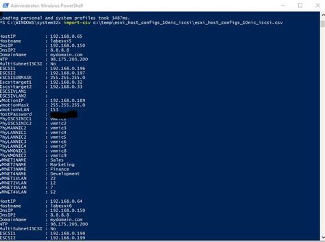 Automate Esxi Host Configuration With Powercli And Csv The Art Of