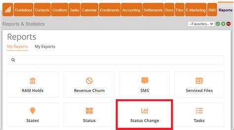 Status Change Report Forth