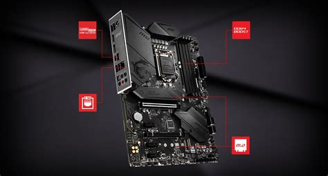 MSI MPG Z490 GAMING PLUS LGA1200 Z490 Chipset ATX Motherboard | Novatech