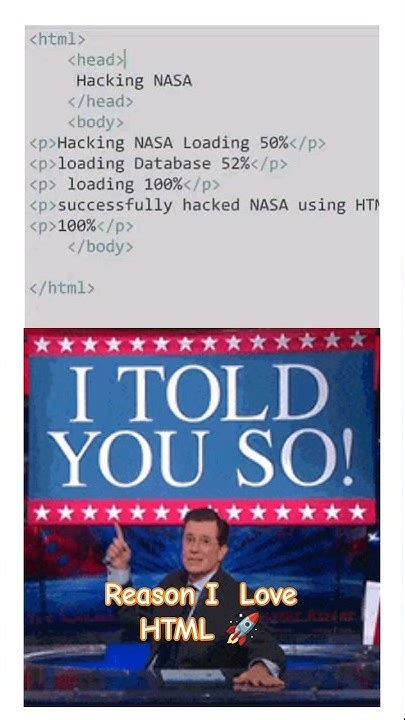 Hacking Nasa Using Html 🚀html Coding Webdevelopment Nasa Hacker Hack Youtube