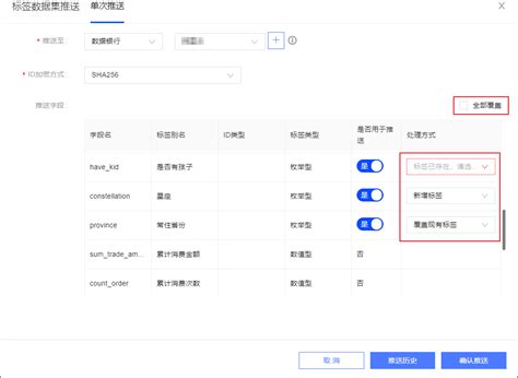 如何将用户标签数据集推送至品牌数据银行 智能用户增长 Quick Audience 阿里云帮助中心