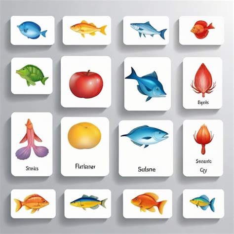 Flashcards Vector Set White Background Isolated Premium Ai Generated Vector