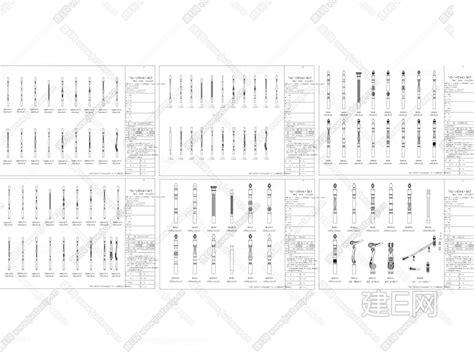 楼梯扶手节点大样图 Cad施工图施工图下载 施工图楼梯扶手节点大样图 Cad施工图下载 施工图楼梯扶手节点大样图 Cad施工图免费下载 建e室内设计网