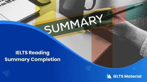 Ielts Reading Summary Completion Lessons Tips