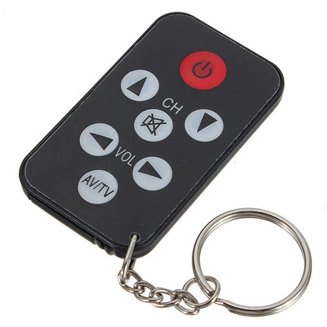 Universal Infrared Ir Mini Tv Remote Control Keychain Key Ring Calsob