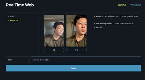 Github 0hhanumwebsocket Webrtc Realtime Chat