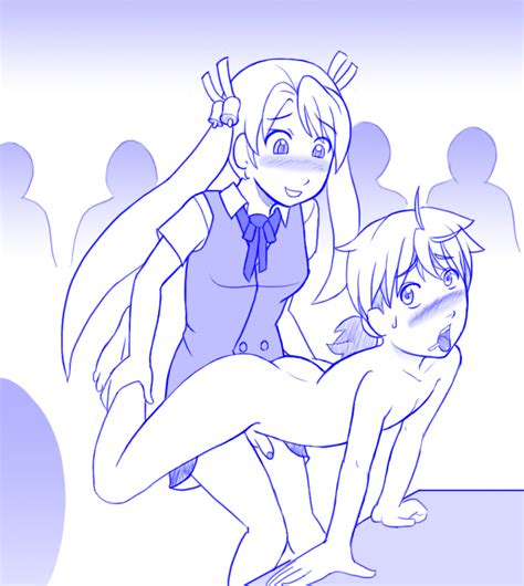 Rule 34 1boy 1futa Anal Anal Sex Blue Eyes Blue Theme Blush Breasts