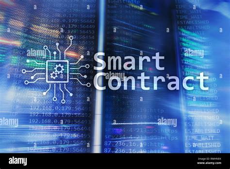 Smart Contract Blockchain Technology In Modern Business Stock Photo Alamy