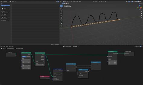 Geometry Nodes Sine Curve Points Modeling Blender Artists Community