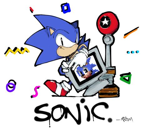 Sonc I Drew For The Lads B Day R Sonicthehedgehog