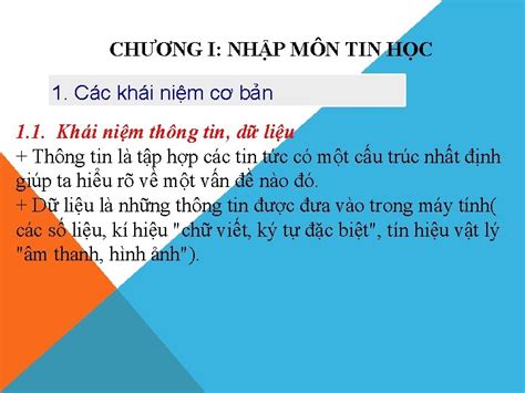 Chng I Nhp Mn Tin Hc Cc