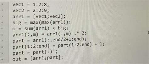 solved vec1 1 2 8 vec2 2 2 9 arr1 [vec1 vec2]