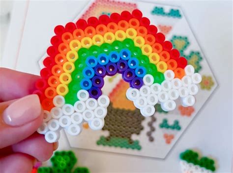 11 Perler Bead Coasters In Different Colors And Styles Julie Ann Art