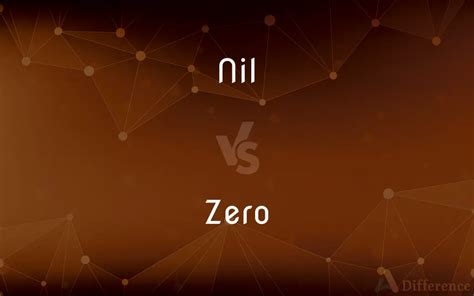 nil vs zero — what s the difference