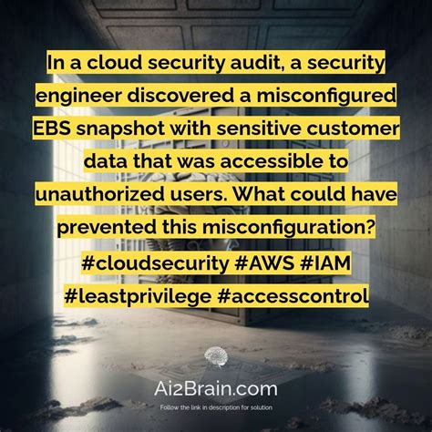 Ai2brain On Linkedin Cloudsecurity Aws Iam Leastprivilege Accesscontrol…