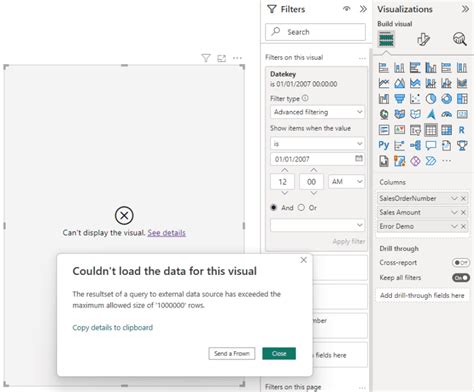 Avoiding The Maximum Allowed Size Error In Power Bi Directquery Mode With Aggregations On