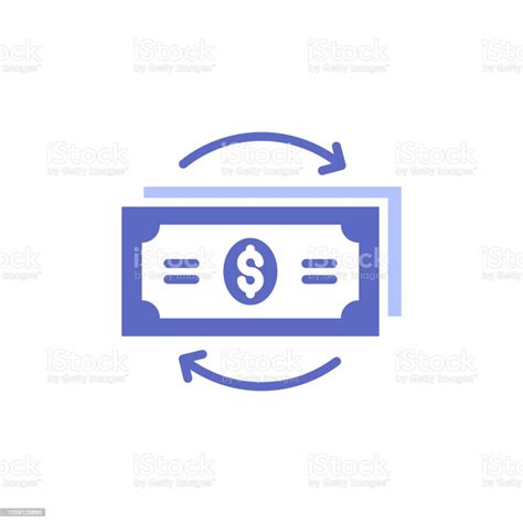 돈 흐름 벡터 그림입니다 색상 배경 및 침구 아이콘이 있는 글리프 개념에 대한 스톡 벡터 아트 및 기타 이미지 개념 경제 관광객 Istock