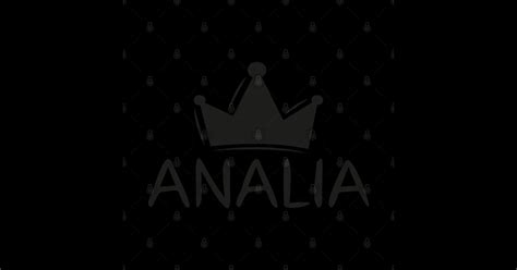 Analia Name Sticker Design Analia Phone Case Teepublic