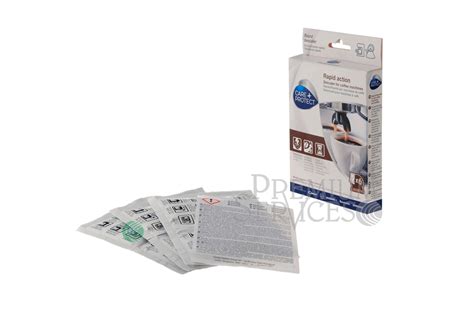 Care Protect препарат за премахване на котлен камък за всички видове кафе машини 6 пакетчета X