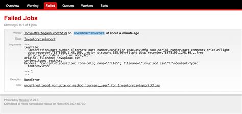 Ruby Resque Background Csv Import Does Not Run Stack Overflow