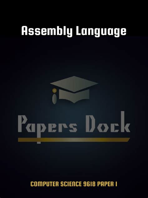 Assembly Language 1 Pdf Assembly Language Software Engineering