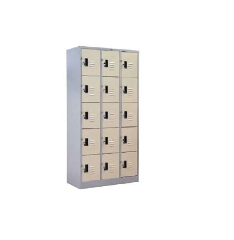 ตู้ล็อคเกอร์เหล็ก 15 ช่อง Elegant รุ่น Lk15 Siamfurniture