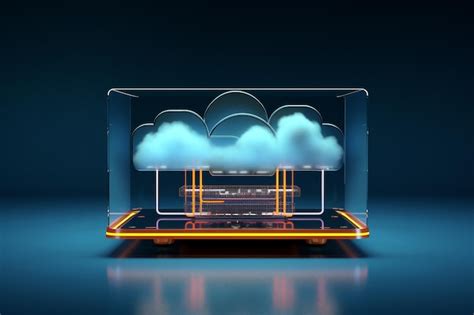 Premium Photo Screen Ai Business Networking Connect Security Data Storage Concept Technology