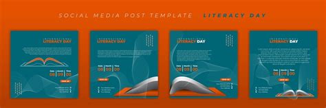 주황색 및 녹색 추상적 배경이 있는 소셜 미디어 게시물 템플릿 세트 볼라드에 대한 스톡 벡터 아트 및 기타 이미지 볼라드 이미지 기반 소셜 미디어 주황색 Istock