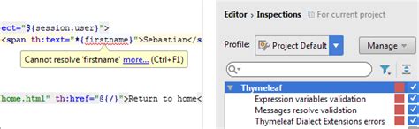 Thymeleaf Intellij Idea