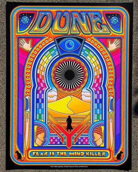 Dune • Officially Licensed Poster • 18x24 White Pearl Foil Etsy