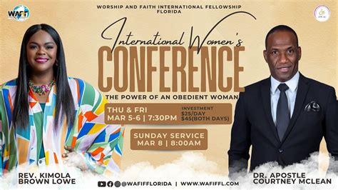 International Womens Conference The Power Of An Obedient Woman At