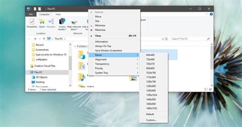 How To Center And Resize App Windows On Windows 10