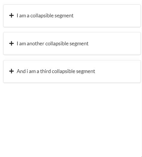 Feature Request Collapsible Segments · Fomantic Fomantic Ui