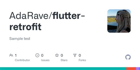 github adarave flutter retrofit sample test
