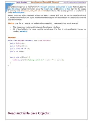 Java I O Streams PDF
