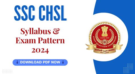 Ssc Chsl Exam Pattern And Syllabus 2024 For Tier 1 And Tier 2