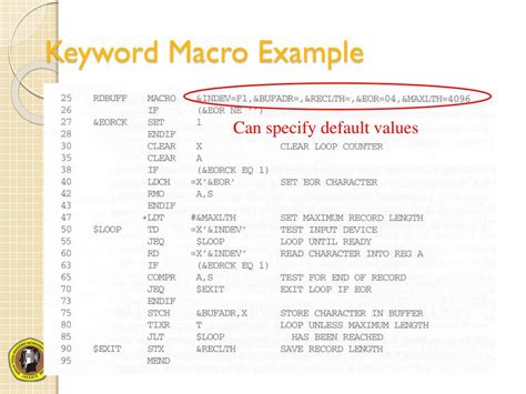 Ppt Macro Processor Powerpoint Presentation Free Download Id5691783