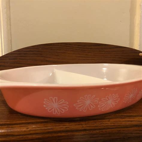 Pyrex Daisy Pink Etsy
