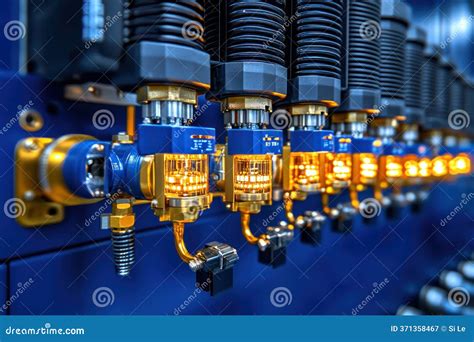Low Voltage Switchgear At Power Plant With Electric Distribution Automation Energy System