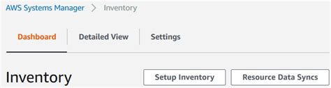 Aws System Manager Service Software Inventory Setup