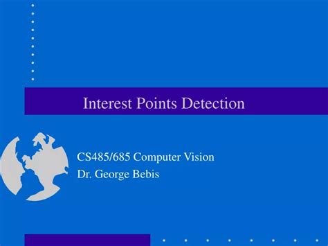 PPT Interest Points Detection In Computer Vision PowerPoint Presentation ID