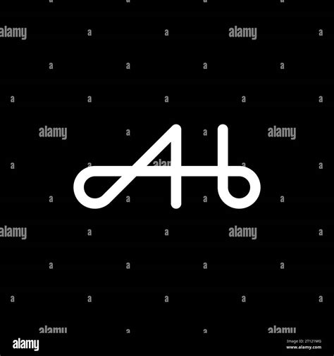 AH Logo, AH Monogram, Initial AH Logo, Letter AH Logo, Icon, Vector ...